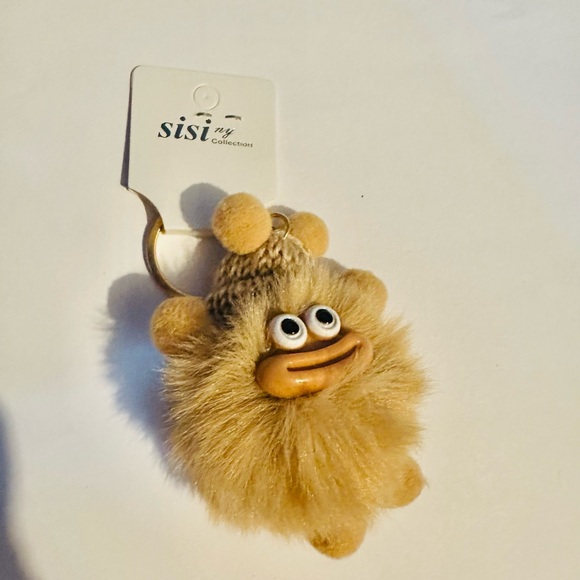 Accessories | Tan Plush Fuggler Like Bagcharmkeychain Dress Up Any Bag ...
